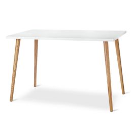 Tchibo - Tisch mit schnell montierbaren Beinen - 68,5x120x75,5cm - braun - Holz / Eichenholz / Polyester