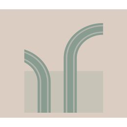 Tchibo - Vliestapete &raquo;Loop&laquo; - hellgr&uuml;n