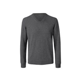 Tchibo - Cashmere-Pullover mit V-Ausschnitt - Herren - Gr. 50 - grau