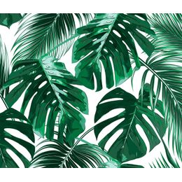 Designwalls-Fototapete &raquo;Palm Leaves&laquo; - wei&szlig;