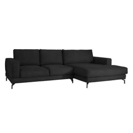 Tchibo - Ecksofa &raquo;Lennard&laquo; von ADA trendline - 316x107x88cm - schwarz - Polyester / Holz / Schaumstoff