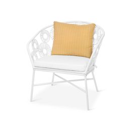 Tchibo - Loungesessel - 75x67,5x77cm - wei&szlig; - Stahl / Polyethylen / Polyester