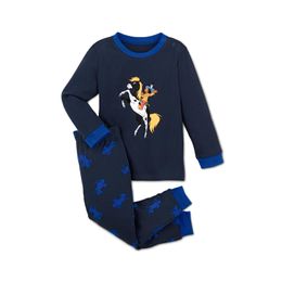 Tchibo - Yakari-Pyjama - Jungen - Gr. 122/128 - dunkelblau/print