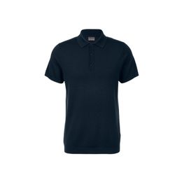Tchibo - Merino-Poloshirt - Herren - Gr. 48 - dunkelblau