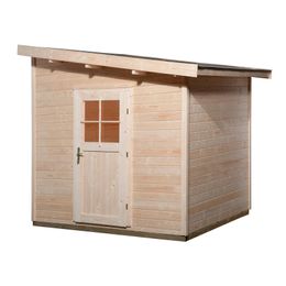 Weka-Gartenhaus - 297x246x250cm - grau - Holz / Fichtenholz / Holz
