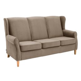 Tchibo - Max-Winzer -3-Sitzer Sofa &raquo;Luke&laquo; - 193x86x103cm - braun - Polyester / Buchenholz / Holz