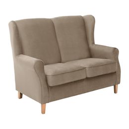 Tchibo - Max-Winzer -2-Sitzer Sofa &raquo;Luke&laquo; - 139x86x103cm - hellbraun - Polyester / Buchenholz / Holz
