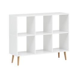 Tchibo - Regal &raquo;Moonlight&laquo; - 104,5x33x85,5cm - braun - Holz / Eichenholz / Metall