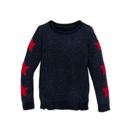 Tchibo - Chenillepullover - M&auml;dchen - Gr. 146/152 - dunkelblau