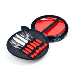 Tchibo - Picknick-Set f&uuml;r 4 Personen - dunkelblau