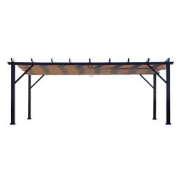 Tchibo - Pergola &raquo;Modena&laquo; - 623x360x239cm - braun - Aluminium / Polyester / Polyamid