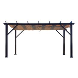 Tchibo - Pergola &raquo;Modena&laquo; - 480x360x239cm - braun - Aluminium / Polyester / Polyamid