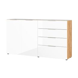 Germania-Sideboard &raquo;Oakland 3698&laquo; - 184x42x102cm - braun - Holz / Glas / Acryl