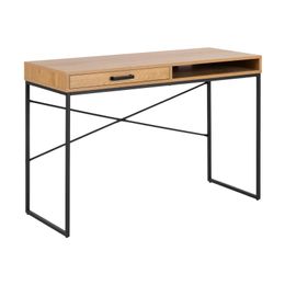 Tchibo - Schreibtisch - 110x45x75cm - schwarz - Holz / Metall