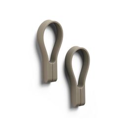 Zone Denmark 2 Magnet-Handtuchhalter &raquo;Loop&laquo; - taupe