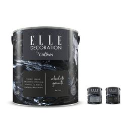 Tchibo - Elle Decoration by Crown Premium-Wandfarbe im Set mit 2 Testern - anthrazit
