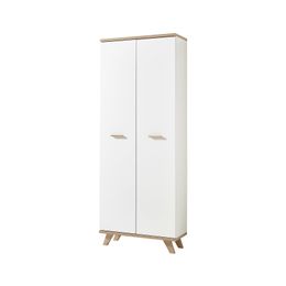 Tchibo - Schrank &raquo;Oslo&laquo; - 75x37x193cm - braun - Holz / Holz