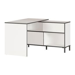 Germania Schreibtisch &raquo;Laredo&laquo; - 120x60x77cm - schwarz - Holz / Metall