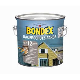BONDEX 2er-Set Dauerschutz-Farbe, je ca. 2,5 l, Platinum
