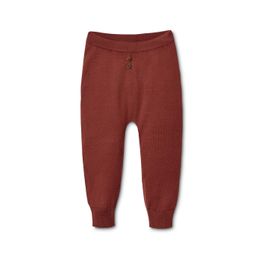 Tchibo - Baby Strickhose aus 100% Wolle - Baby - Gr. 98/104 - dunkelrot