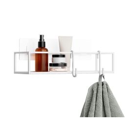 Tchibo - Duschregal &raquo;Cubiko&laquo; (2er-Set) - 32x12x6cm - wei&szlig; - Metall