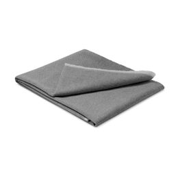 Tchibo - Premium-Cashmere-Wolldecke - grau
