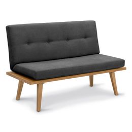 Tchibo - K&uuml;chensofa - 145x74x95cm - anthrazit - Polyester / Buchenholz / Metall