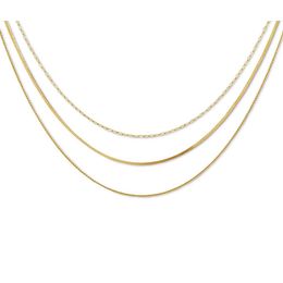 Tchibo - Layerkette - gold