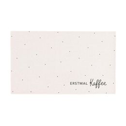 Tchibo - Waschbare Matte &raquo;Kaffee&laquo; - wei&szlig;