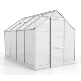 Vitavia-Gew&auml;chshaus &raquo;Nereus 5800&laquo; - 2x3x2cm - silber - Blech / Aluminium / Polycarbonat