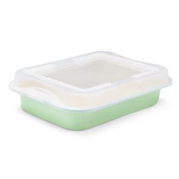 Tchibo - Backblech mit Transporthaube - wei&szlig;