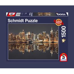 Tchibo - Schmidt Spiele Puzzle &raquo;New York Skyline bei Nacht&laquo; - mehrfarbig