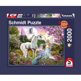 Tchibo - Schmidt Spiele Puzzle &raquo;Fee und Einhorn&laquo; - mehrfarbig