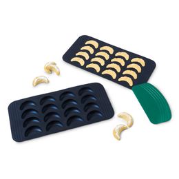 Tchibo - 2 Vanillekipferl-Backmatten - dunkelblau