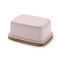 Tchibo - Emaille-Butterdose - wei&szlig;