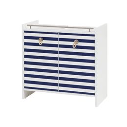 Tchibo - Waschbeckenunterschrank &raquo;Sailor&laquo; - 65x33x66,5cm - beige - Holz / Metall