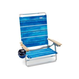 Tchibo - Rio-Brands-Aluminium-Strandstuhl &raquo;Lay Flat&laquo; - blau