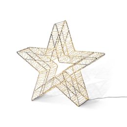 Tchibo - 3D-LED-Stern - 52x12x50cm - silber -