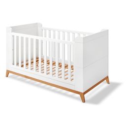 Tchibo - Baby- und Kleinkindbett - 144,5x74,5x90cm - braun - Holz / Eichenholz / Buchenholz