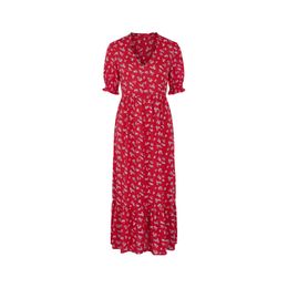 Tchibo - Kleid - Damen - Gr. M - wei&szlig;/gebl&uuml;mt