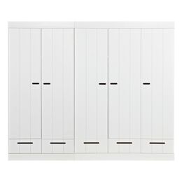 Tchibo - Kleiderschrank &raquo;Connect&laquo; - 140x56x195cm - wei&szlig; -