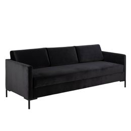 Tchibo - 3-Sitzer-Schlafsofa - 214x83x82cm - anthrazit - Polyester / Metall