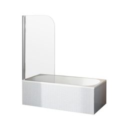Breuer-&raquo;Fara 5&laquo;-Pendelt&uuml;r f&uuml;r die Badewanne - silber