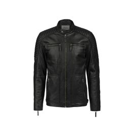 Tchibo - Lederjacke im Biker-Style - Herren - Gr. L - schwarz
