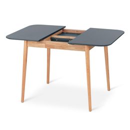 Tchibo - Ausziehbarer K&uuml;chentisch - 90x80x76cm - grau - Holz / Holz
