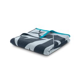 Tchibo - Jacquard-Badetuch - t&uuml;rkis