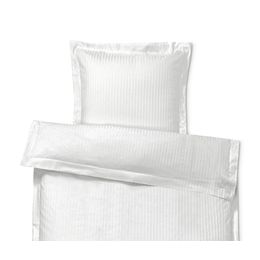 Tchibo - Premium-Jacquard-Bettw&auml;sche - wei&szlig;