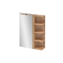Tchibo - Spiegelschrank &raquo;Matteo&laquo; - 50x16x76cm - braun - Holz / Glas / Metall