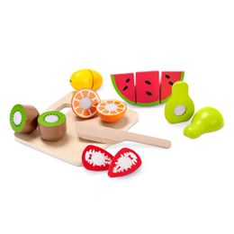 Tchibo - Schneide-Set aus Holz &raquo;Fr&uuml;chtchen&laquo; - mehrfarbig