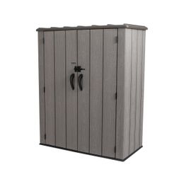 Tchibo - Kunststoffger&auml;teschrank mit Boden - 136x70x172cm - dunkelgrau - Polyethylen / Metall